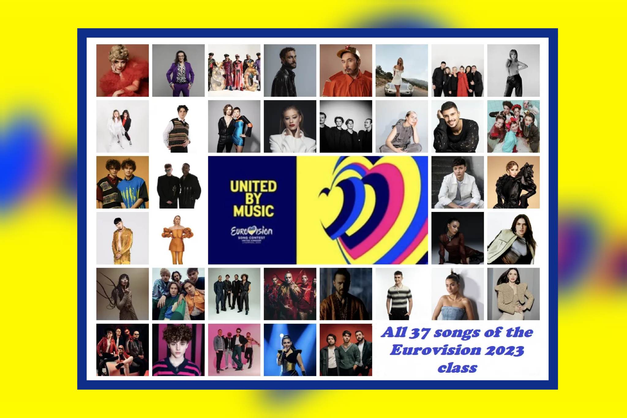 Eurovision 2023: These are the 37 acts and songs of the ESC 2023 class