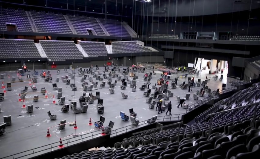 Eurovision 2021: Stage set up begins in Rotterdam Ahoy